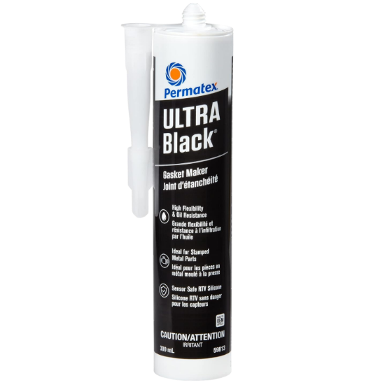 Permatex® Ultra Black® RTV Silicone Gasket Maker, 13 OZ | Acro Aero Supply